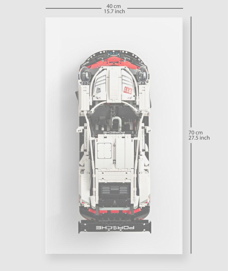 Wall display for LEGO® Technic 42096 Porsche 911 RSR