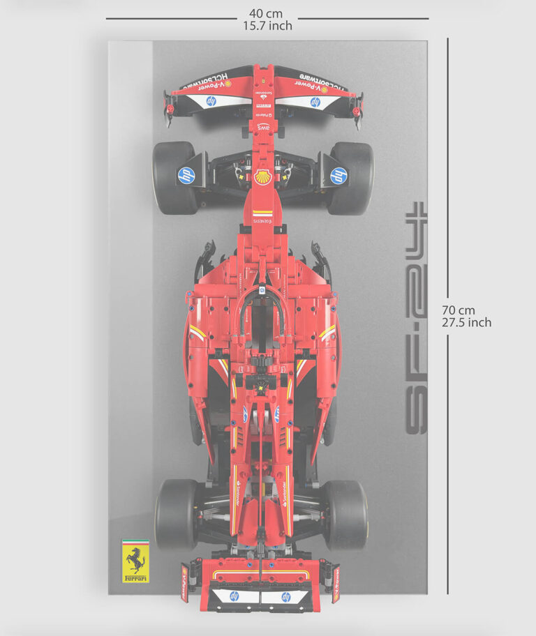 Wall display for LEGO® Technic 42207 Ferrari F1 SF-24