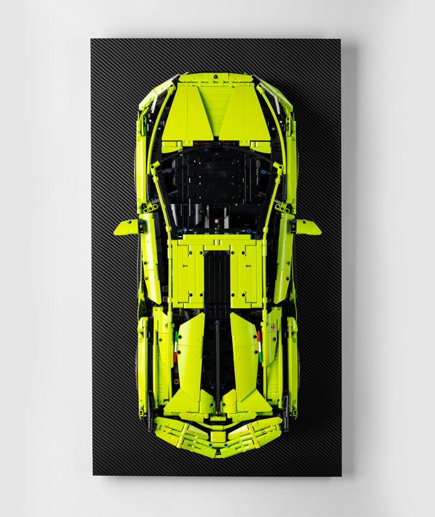 Wall display for LEGO® Technic 42115 Lamborghini Sián FKP 37