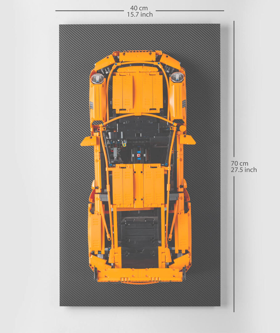 Wall display for LEGO® Technic 42056 Porsche 911 GT3 RS
