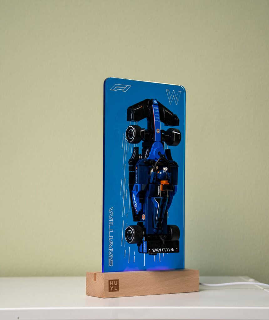HUYL - Desk lamp & Display for LEGO® 77249 F1 Williams Racing FW46